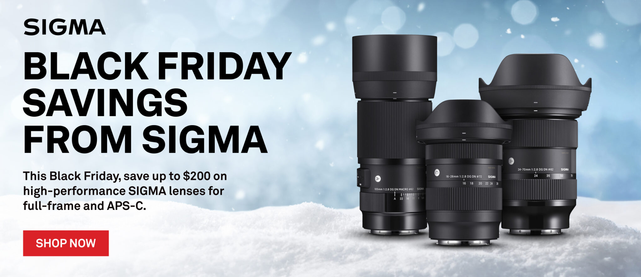 SIGMA America Announces Black Friday Deals for the Photographer On Your ...